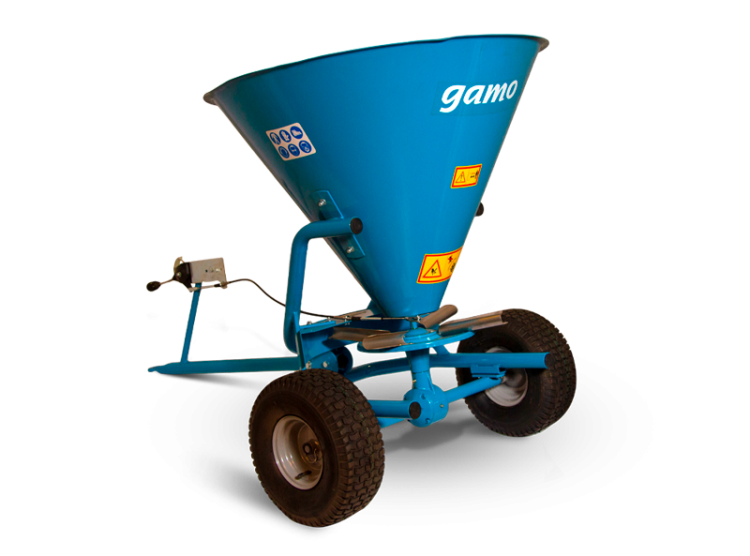 De strooier voor de verdeling van meststoffen - Machines De Schutter BV